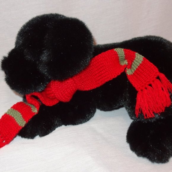 Gund | Toys | Black Lab Dog Puppy Scarf Plush Stuffed Animal Eddie ...